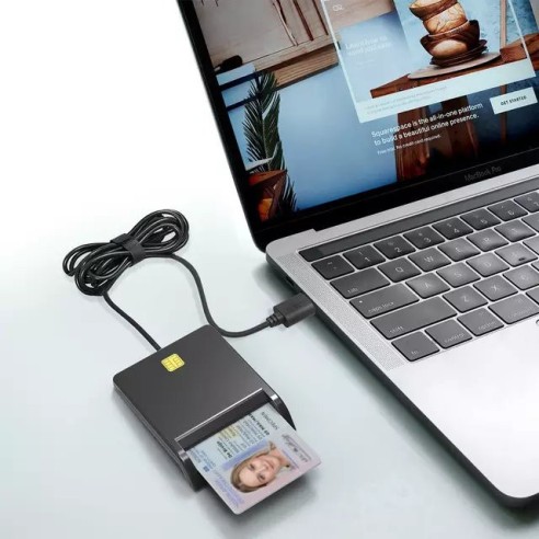 Lector de DNI electronico, Smart Card Reader USB - Encore